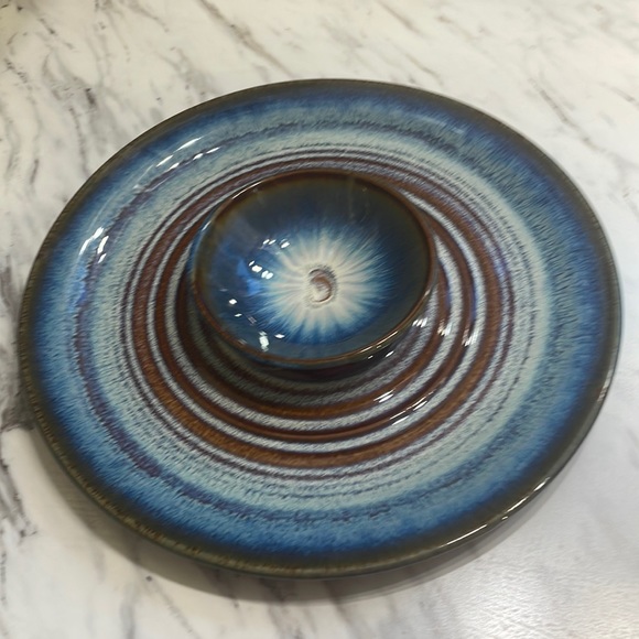 Bill Campbell pottery | Dining | Bill Campbell Signed Chip And Dip Set ...